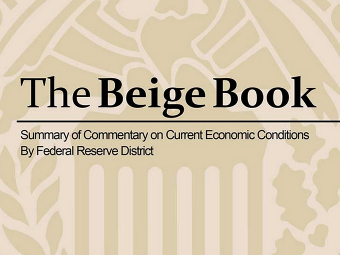 Beige Book: Overall activity increased at slight-to-modest pace in most ...