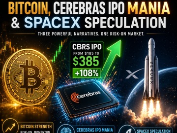Bitcoin, Cerebras IPO mania, and the SpaceX speculation angle traders ...