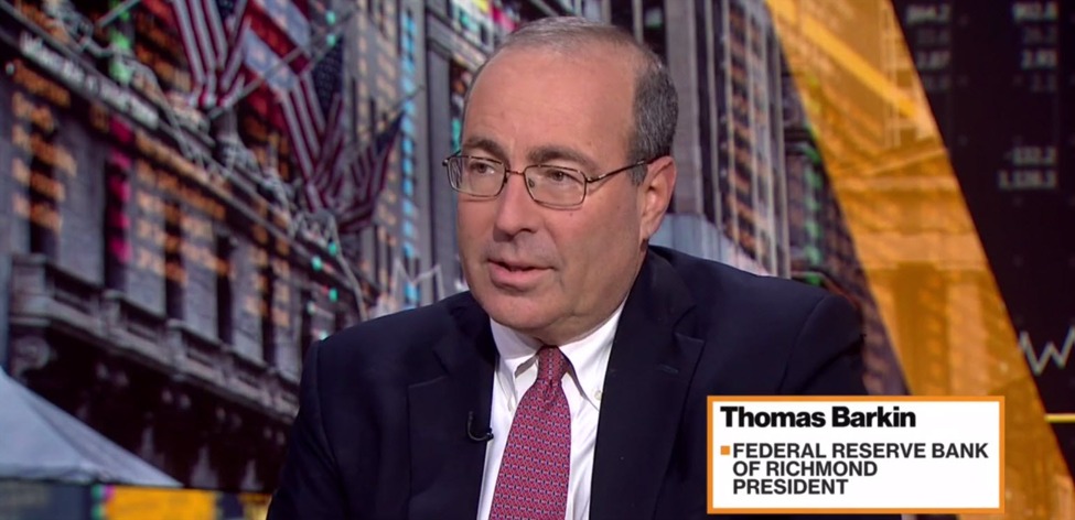 Fed's Barkin: FOMC has time to see data before deciding what's ahead 4 ...