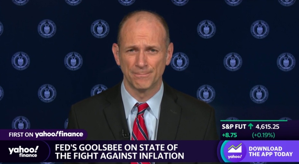 Feds Goolsbee: Fed will return inflation to target, and can do it ...