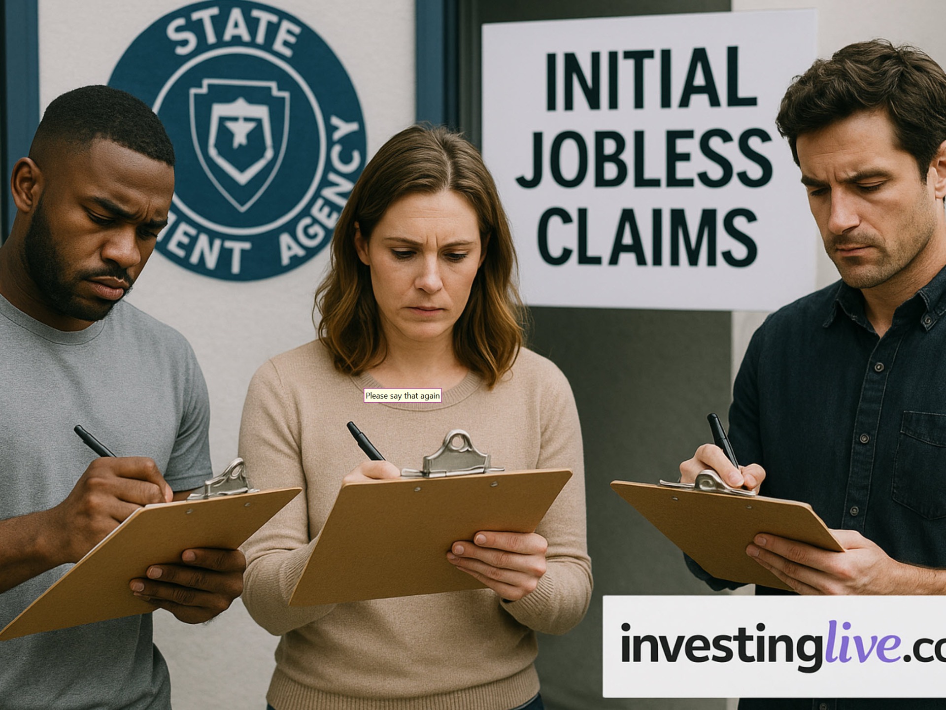 US initial jobless claims 218K vs 224K estimate | investingLive