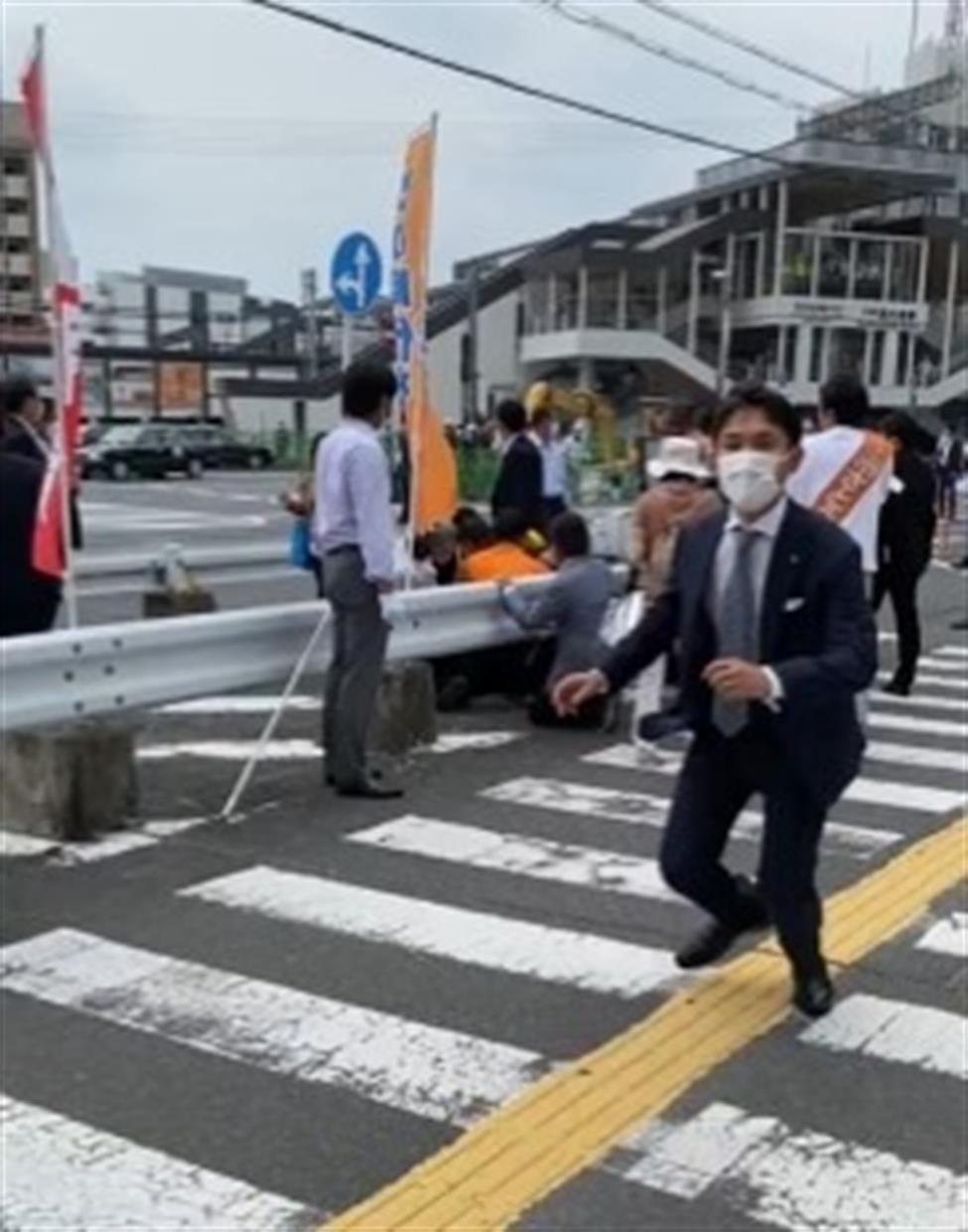 More on the shooting of ex Japanese Prime Minister Abe - shot from ...