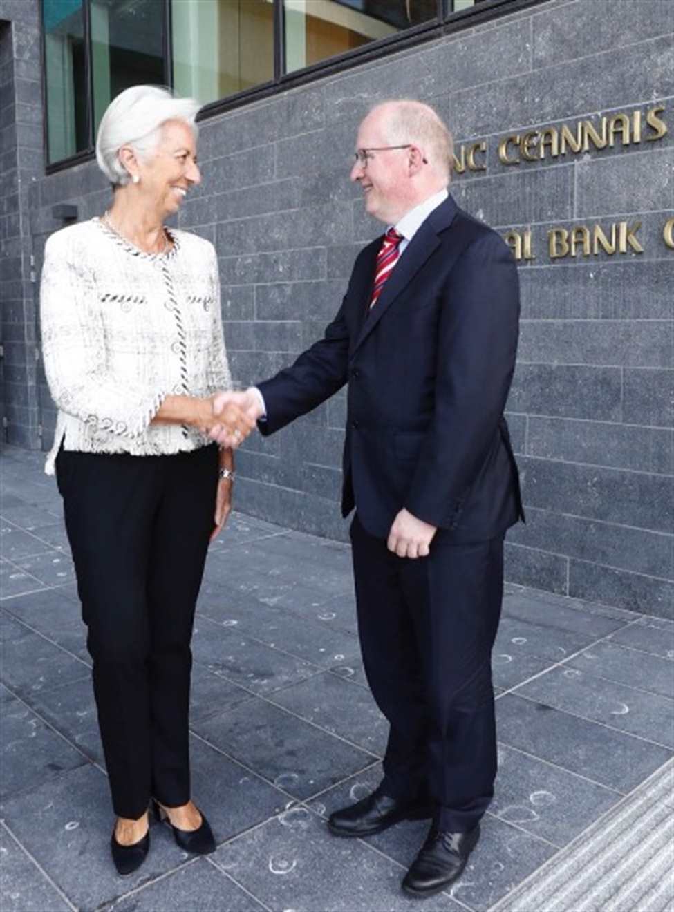ECB President Christine Lagarde speaking Monday, 4 September 2023, also ...