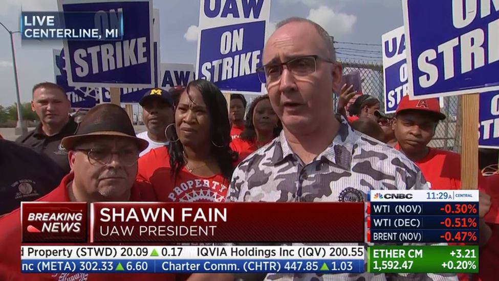 Shawn Fain: Biggest objective now is ending pay tiers | investingLive