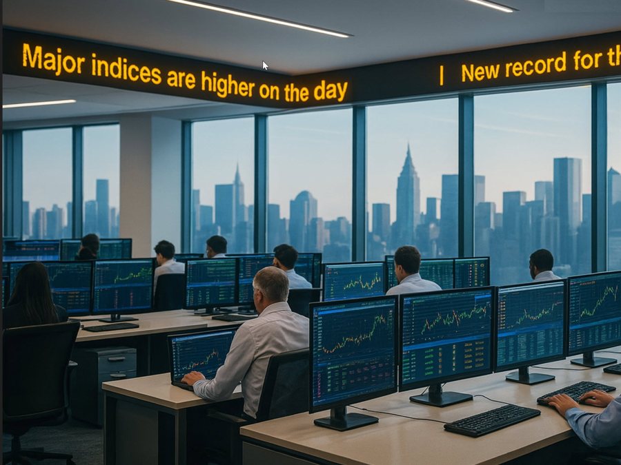 US stocks close mixed. Nasdaq and S&P close higher and at new records ...