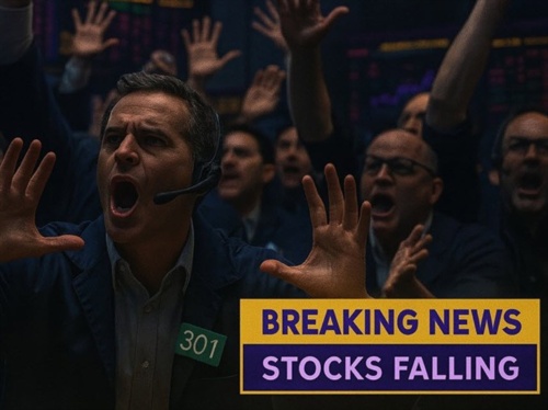 Stocks are tumbling with the NASDAQ down over 2.2%. The S&P is down 1.6 ...