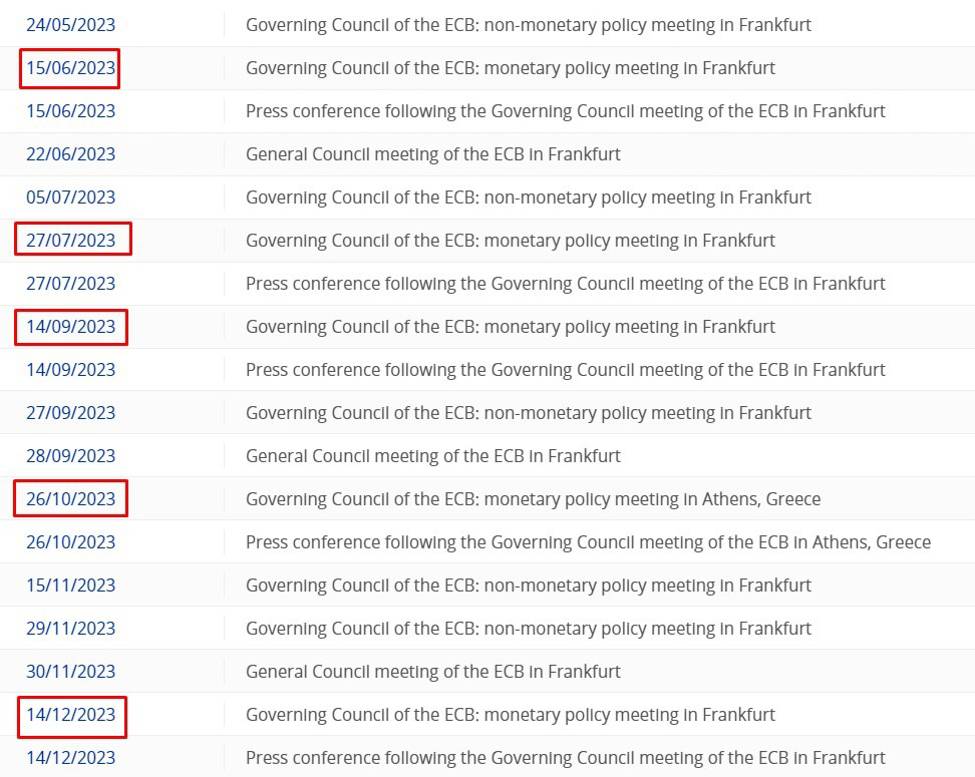 European Central Bank President Lagarde is speaking about more than ...