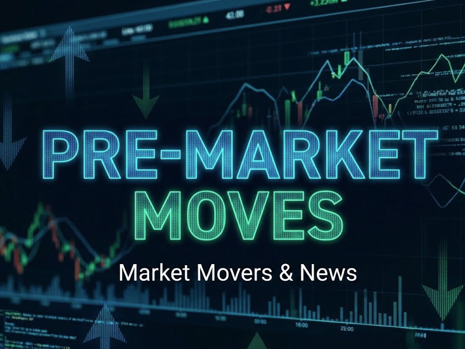 US stock market futures point to a flat open but there are some market ...
